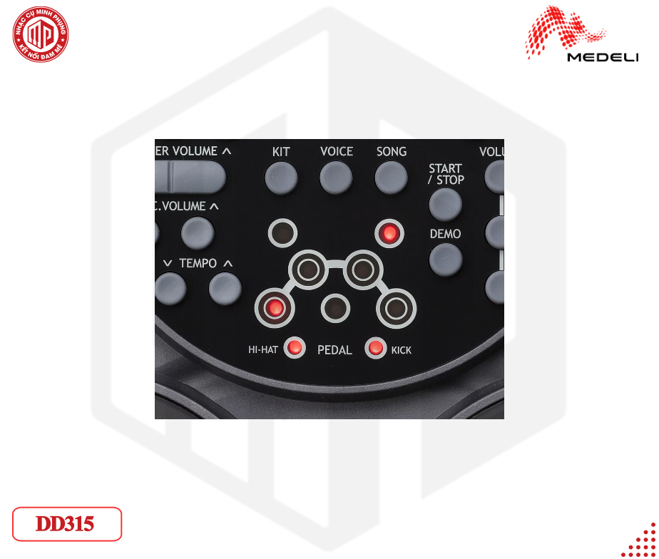 Trống Điện Tử Medeli DD315 Giá Rẻ Chính hãng 100%